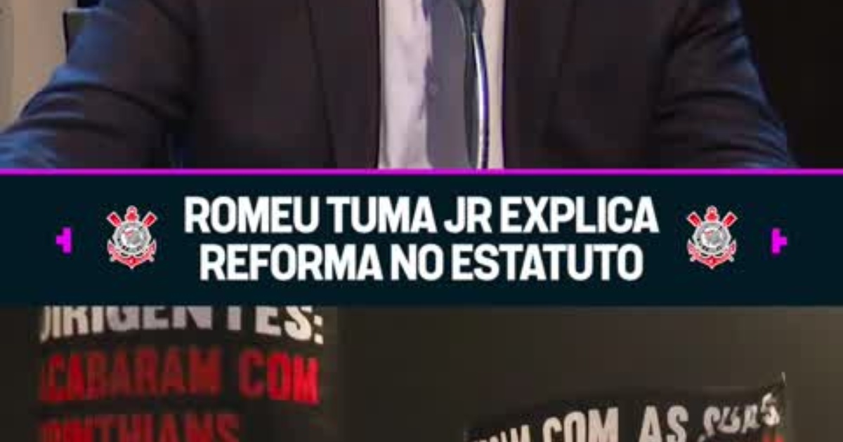 Romeu Tuma Jr., presidente do conselho deliberativo da equipe, explicou ...